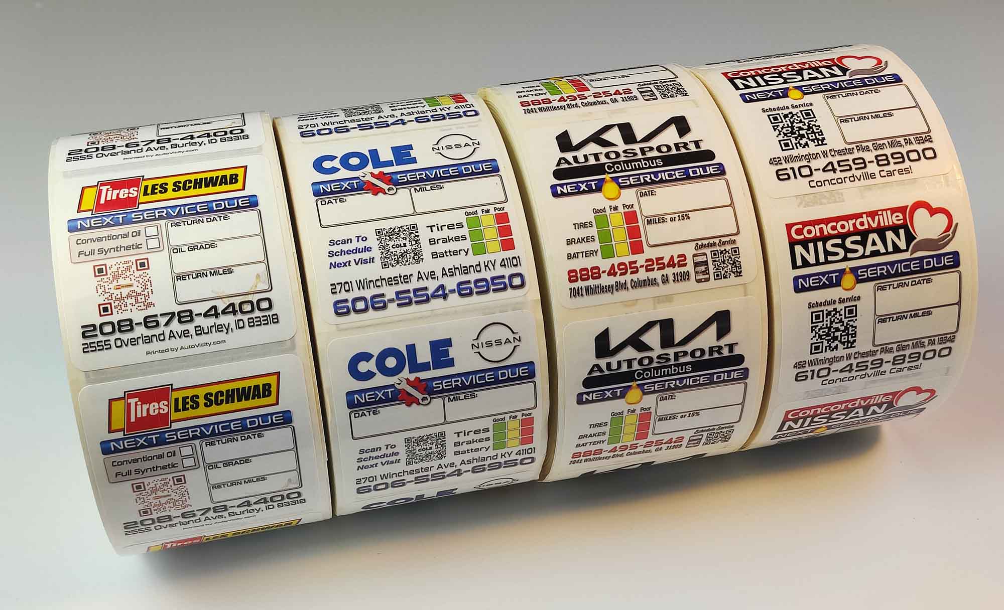 Oil Change Stickers / Print Kit – Autovicity