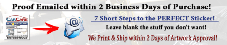 Oil Change Desktop Printer | Pre-programmed | Includes 500 2″ x 2 ...